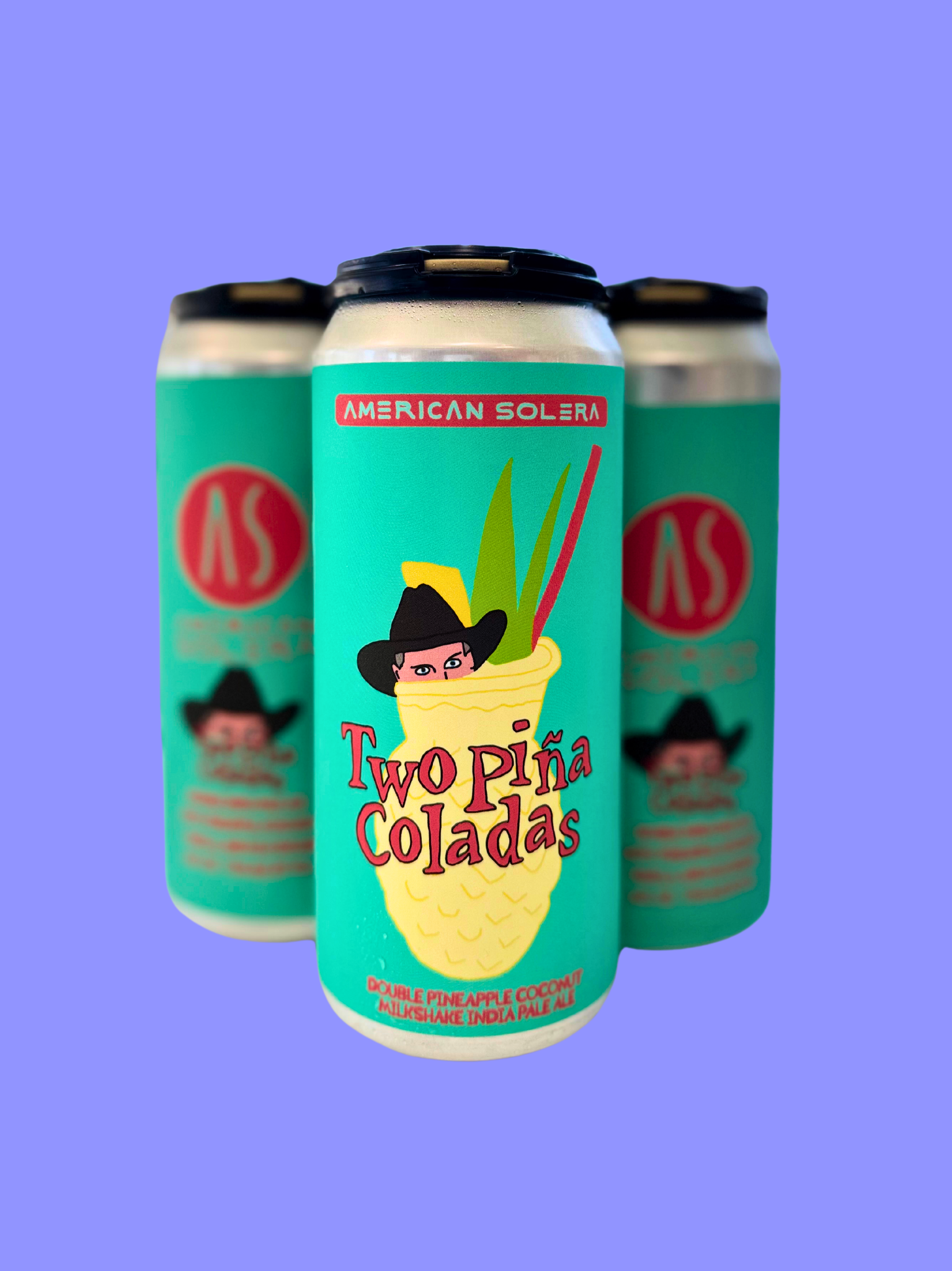 Two Piña Coladas 16oz 4-Pack | American Solera